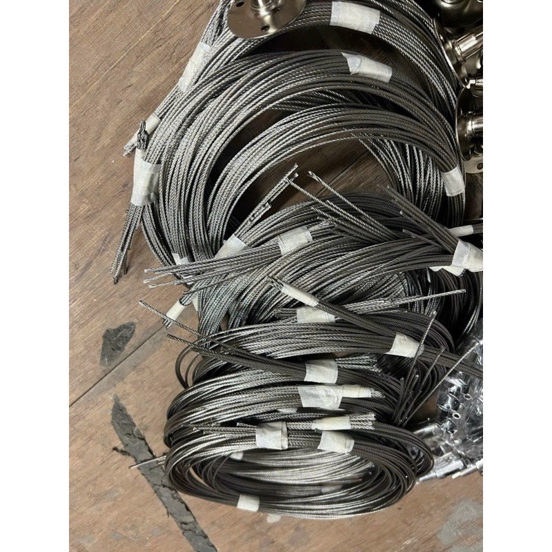 Kit thả trần, cáp treo biển quảng cáo, cáp thả trần, dây cáp treo đèn ...