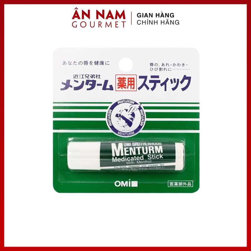 Son Dưỡng Omi Brotherhood Menturm Medicated Stick With Menthol 4g Nhật ...