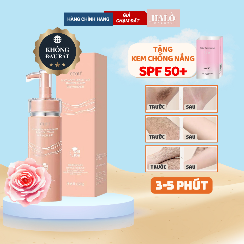 Kem tẩy lông OTOU tẩy lông nách, vùng kín, mặt, chân tay không đau rát an toàn Hàn Quốc | Shopee ...