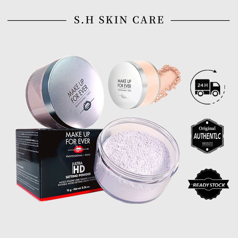 S.H SKIN CARE Phấn phủ M-ake U.p For E.ver Ultra HD Setting Powder 16G[Chính hãng] | Shopee Việt Nam
