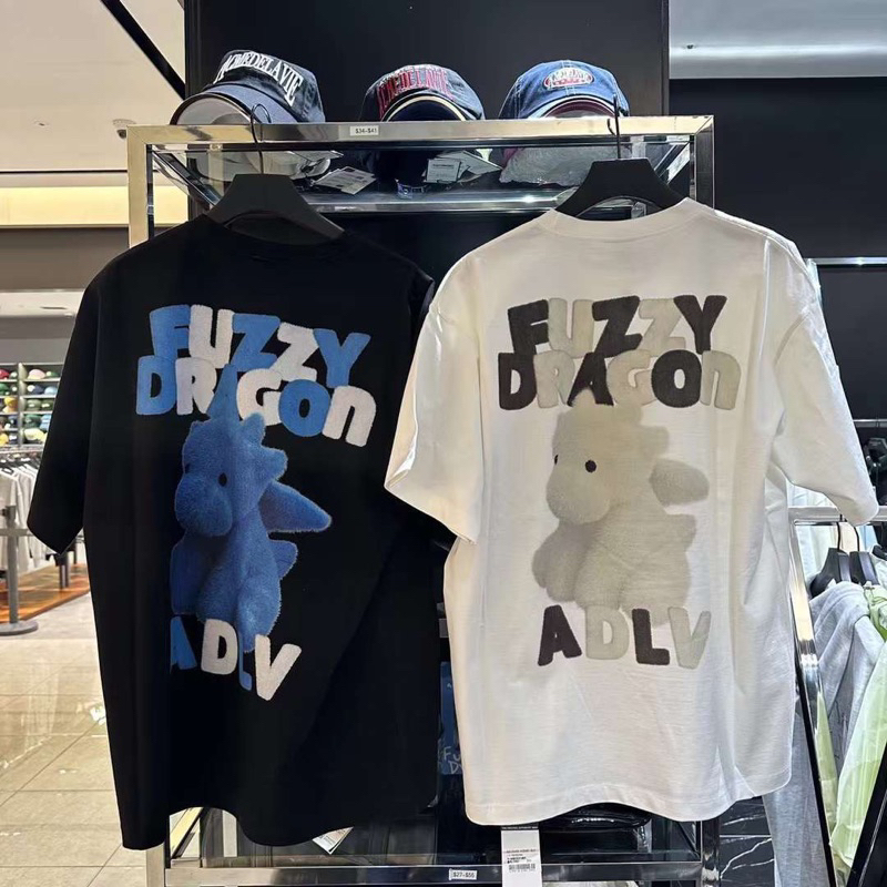 [ CHÍNH HÃNG ] Áo thun ADLV FUZZY FONT DRAGON SHORT SLEEVE | Shopee ...