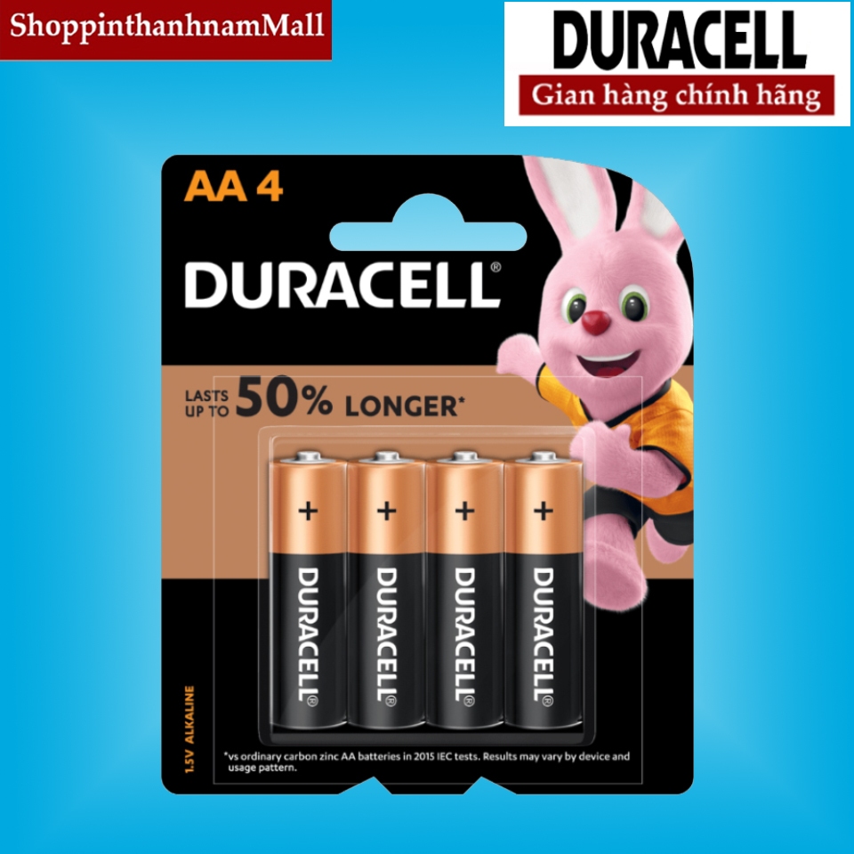 Pin AA Duracell Coppertop Cao Cấp Vỉ 4 Viên Chính Hãng | Shopee Việt Nam