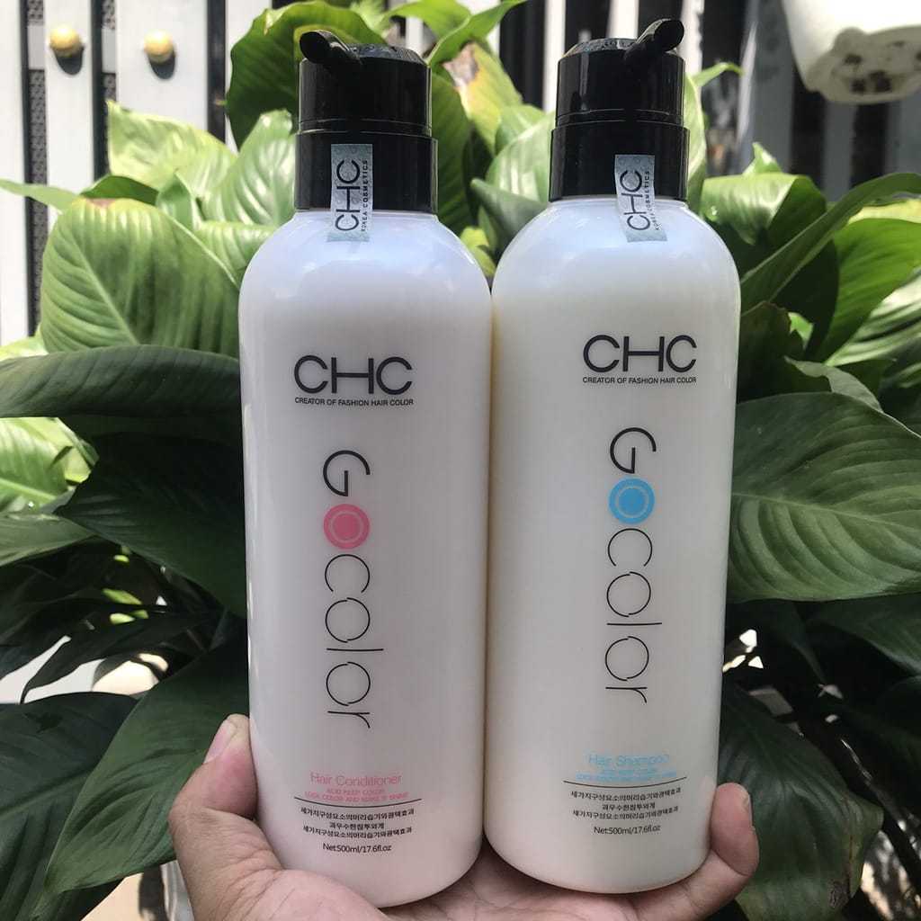 BỘ DẦU GỘI XẢ CHC GOCOLOR HÀN QUỐC PHỤC HỒI MỀM MƯỢT TÓC 500ML | Shopee ...