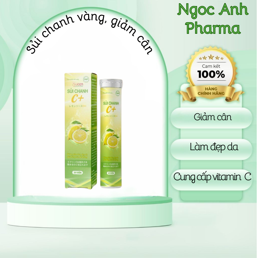 Sủi chanh vàng, detox chanh, giảm cân, đẹp da, cung cấp vitamin c tăng ...