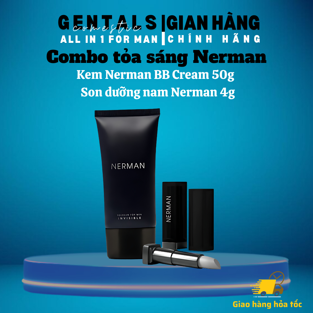 Combo tỏa sáng Nerman - Kem Che Khuyết Điểm Nerman BBCream Invisible ...