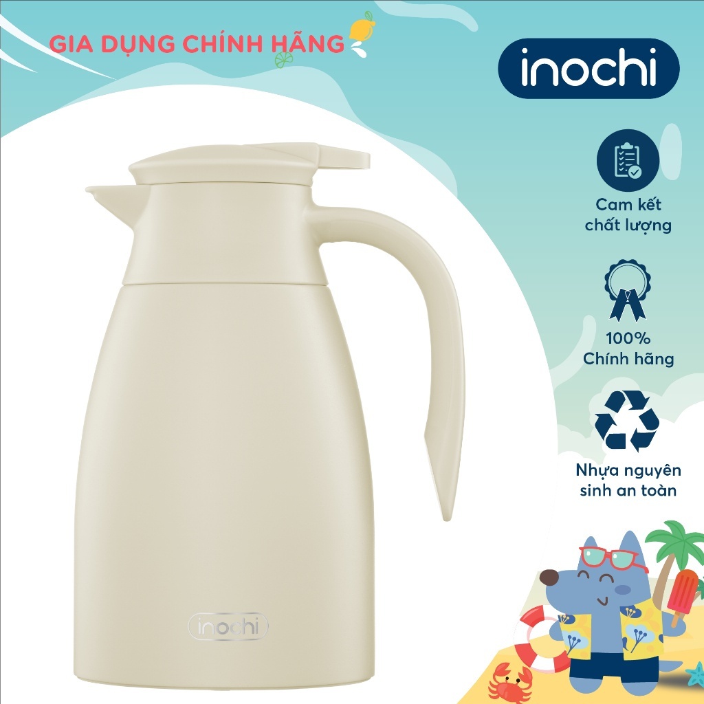 Ấm giữ nhiệt Fuji Home Inochi 1500ml cao cấp, độ bền cao, giữ nhiệt tốt theo tiêu chuẩn Nhật Bản ...