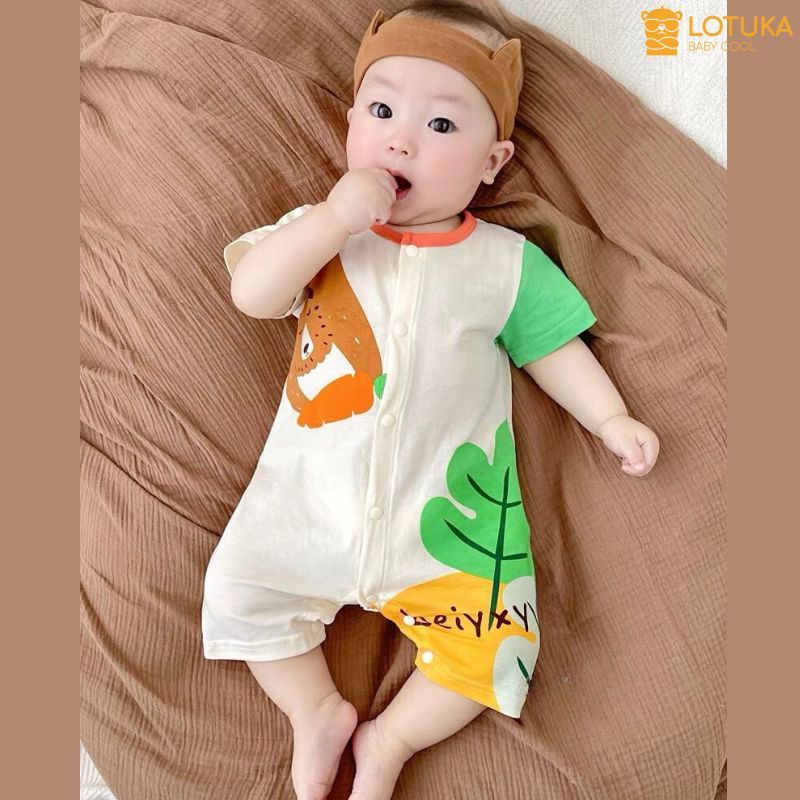 Body đùi cho bé Kèm Mũ đồ liền thân chất vải thun mềm mịn bodysuit cho ...