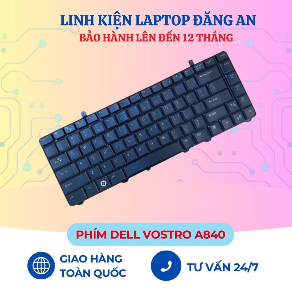 Bàn Phím Laptop DELL Vostro A840 A860 1088 1014 1015 PP37L PP38L - Bàn ...