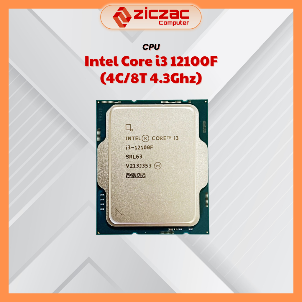 CPU Intel Core i3 12100F ( 4 nhân 8 luồng xung nhịp 4.3GHz) Tray New ...