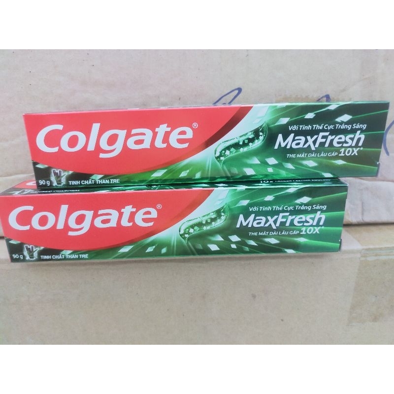 Kem đánh răng Colgate Maxfresh tinh chất than tre 90 g | Shopee Việt Nam