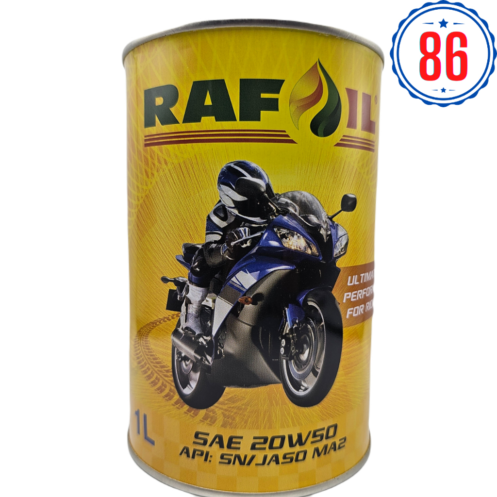 Nhớt tổng hợp Rafoil 20W50 cho xe số, xe đi nhiều.. Sản xuất tại UAE ...