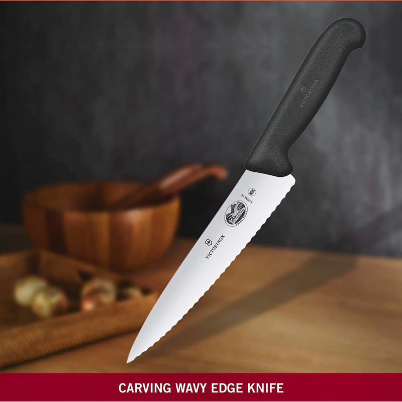 Dao bếp Victorinox Fibrox lưỡi răng cưa 19cm 22cm - Thụy Sĩ | Shopee Việt Nam