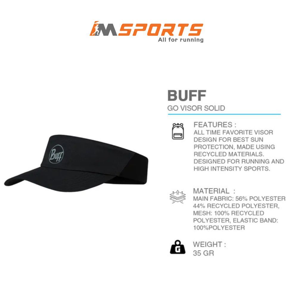 MŨ CHẠY BỘ NỬA ĐẦU BUFF - GO VISOR | Shopee Việt Nam