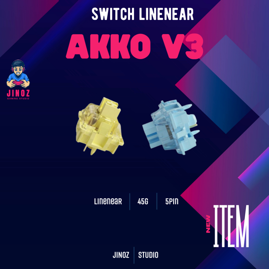 Switch AKKO V3 Cream Blue Pro Và Yellow V3 Pro - SW 5Pin- TTKeyboard ...