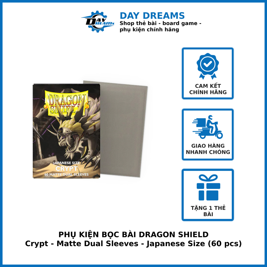 Phụ kiện Card Game Sleeves: Dragon Shield Crypt - Matte Dual Sleeves ...