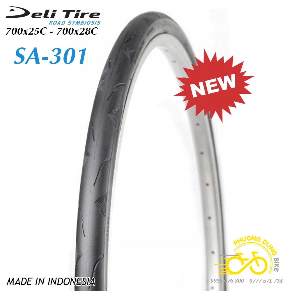 Lốp (Vỏ) xe đạp Deli Tire SA301 700x25C 700x28C - 1 Cái | Shopee Việt Nam