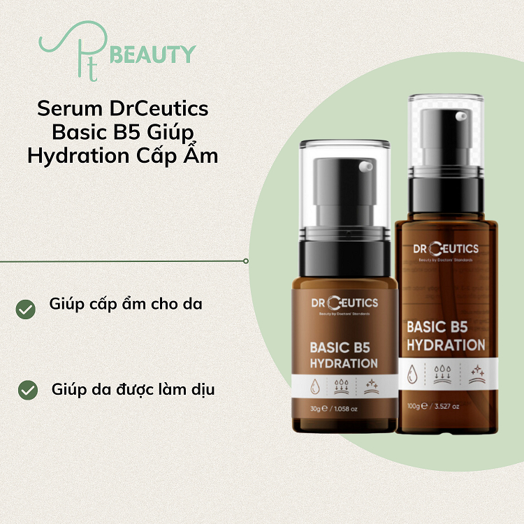 Serum DrCeutics Basic B5 Hydration Cấp Ẩm Và Phục Hồi Da | Shopee Việt Nam
