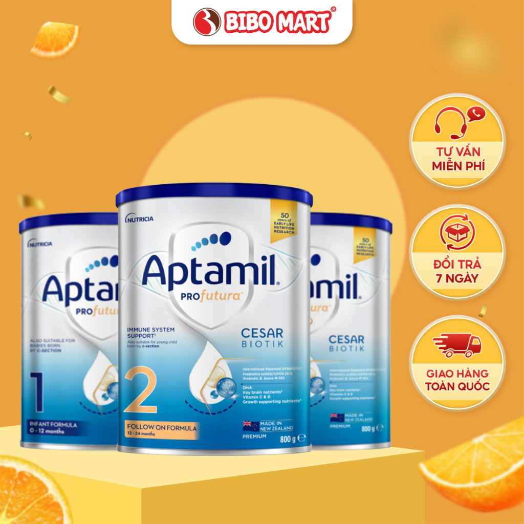 Sữa Bột Aptamil Profutura Cesarbiotik Cho Bé Từ 1-3 Tuổi Nâng Cao Đề Kháng Số 1 3 380g 800g ...