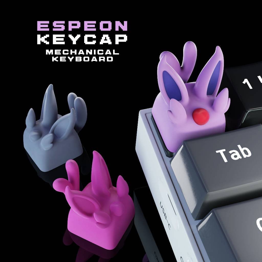 Keycap Espeon | BKsmart | Pokémon | Keycap Bàn phím cơ | Pokemon ...