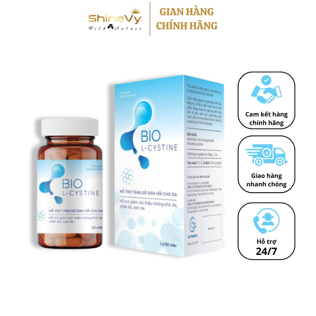 Thực phẩm bảo vệ sức khỏe Bio L-CYSTINE, phục hồi làn da lão hóa, tăng ...