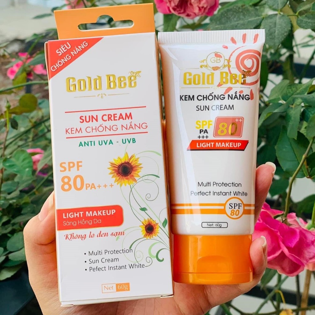 Kem chống nắng Gold Bee SPF 80 PA++ 60ml | Shopee Việt Nam