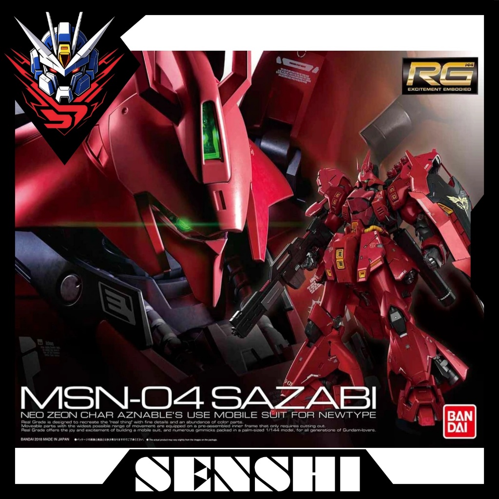 Mô hình lắp ráp RG Sazabi | Shopee Việt Nam
