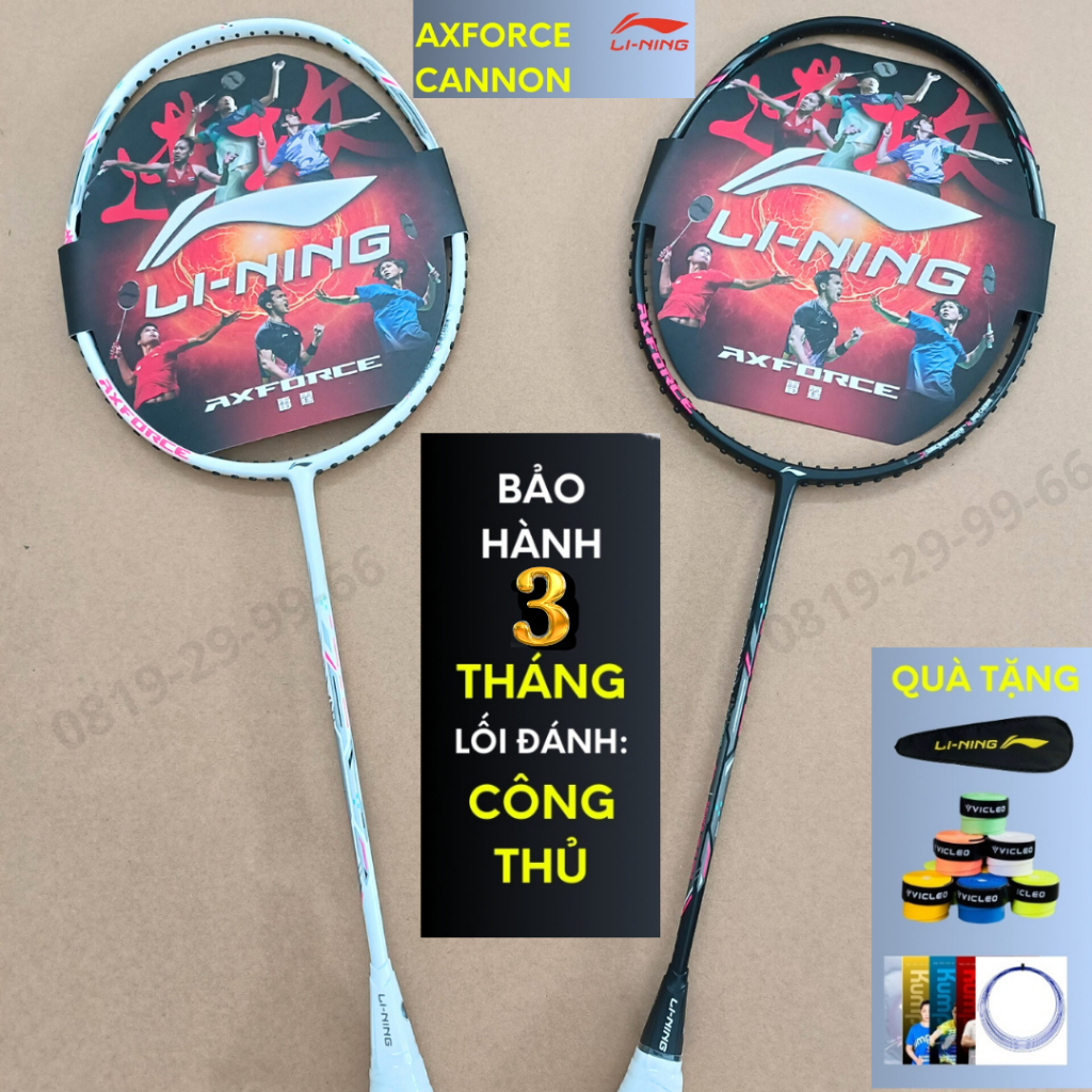 Vợt cầu lông Lining Axforce cannon chính hãng căng max 14,6kg, full ...