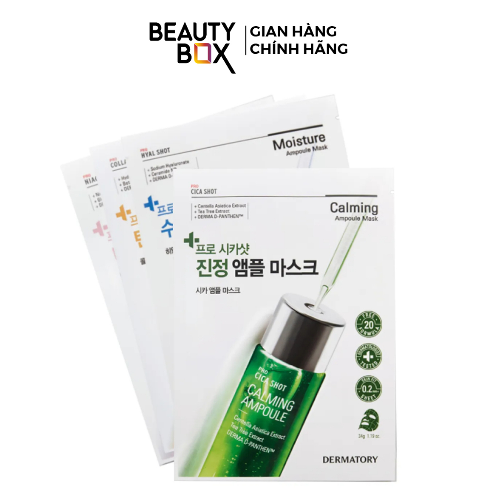 Mặt Nạ Cấp Ẩm, Làm Sáng Da Dermatory Pro Ampoule Mask | Shopee Việt Nam