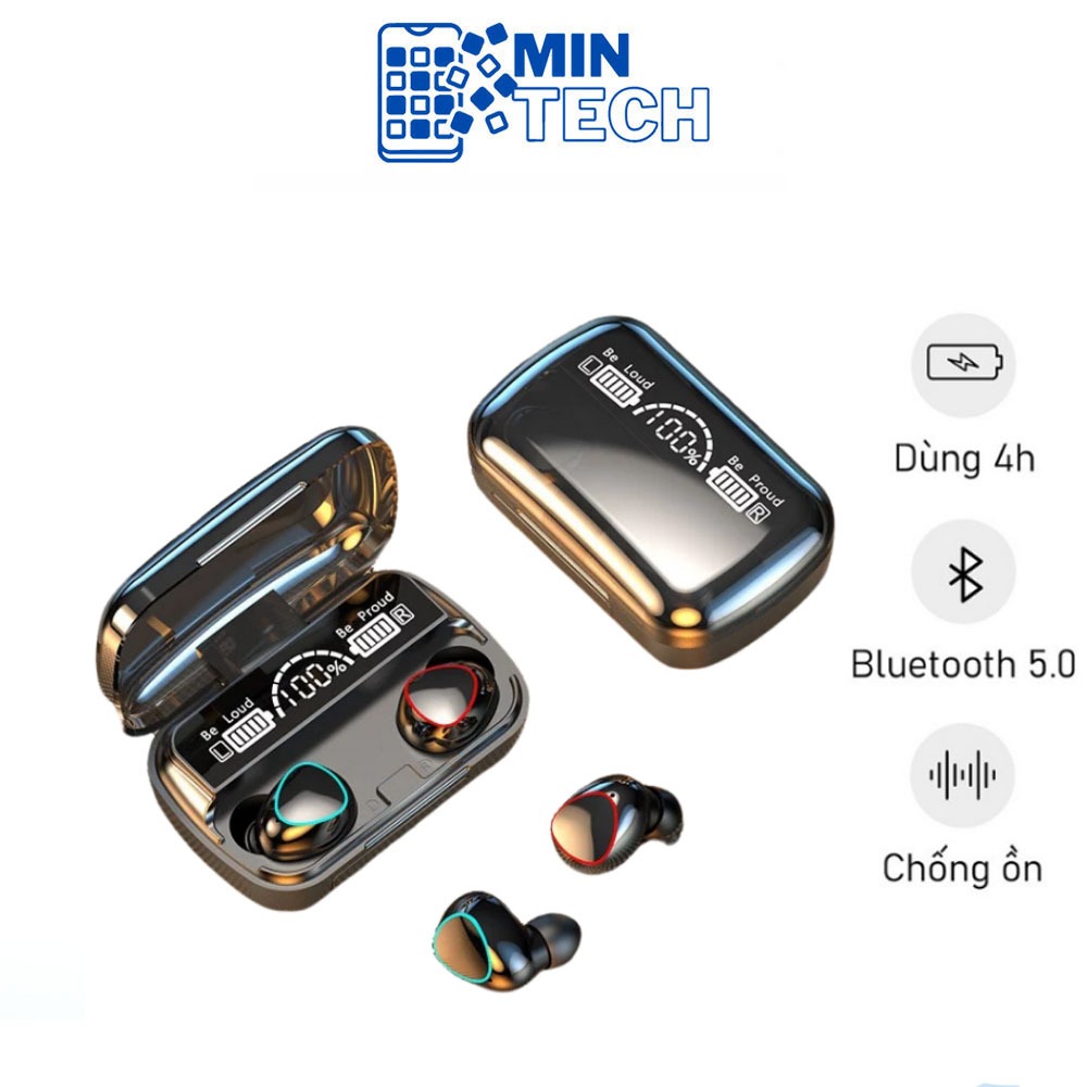 Tai Nghe Bluetooth M10 Pin Trâu Âm Bass Hay, Tai nghe nhét tai có cảm ...