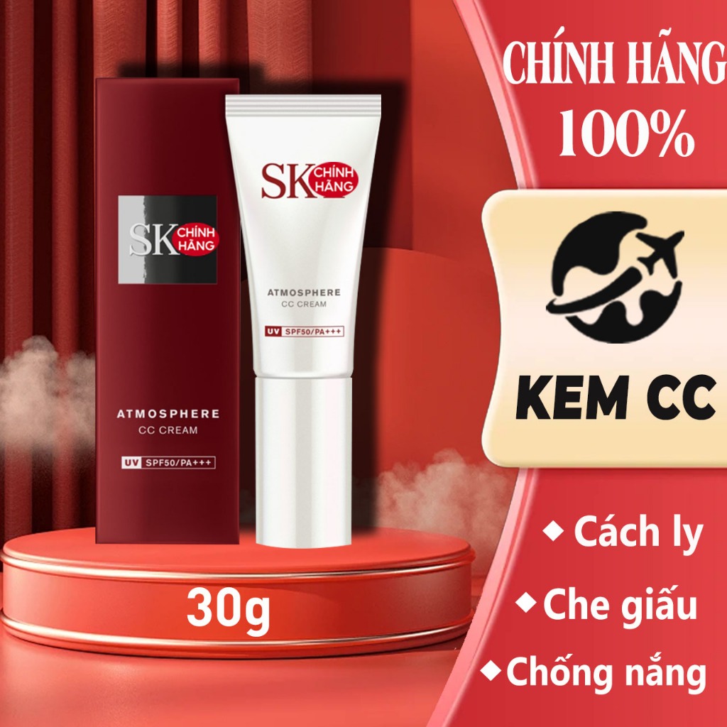 [CHÍNH HÃNG] Kem Trang Điểm Chống Nắng Skii SK2 ATMOSPHERE CC CREAM SPF 50 PA++++ | Shopee Việt Nam