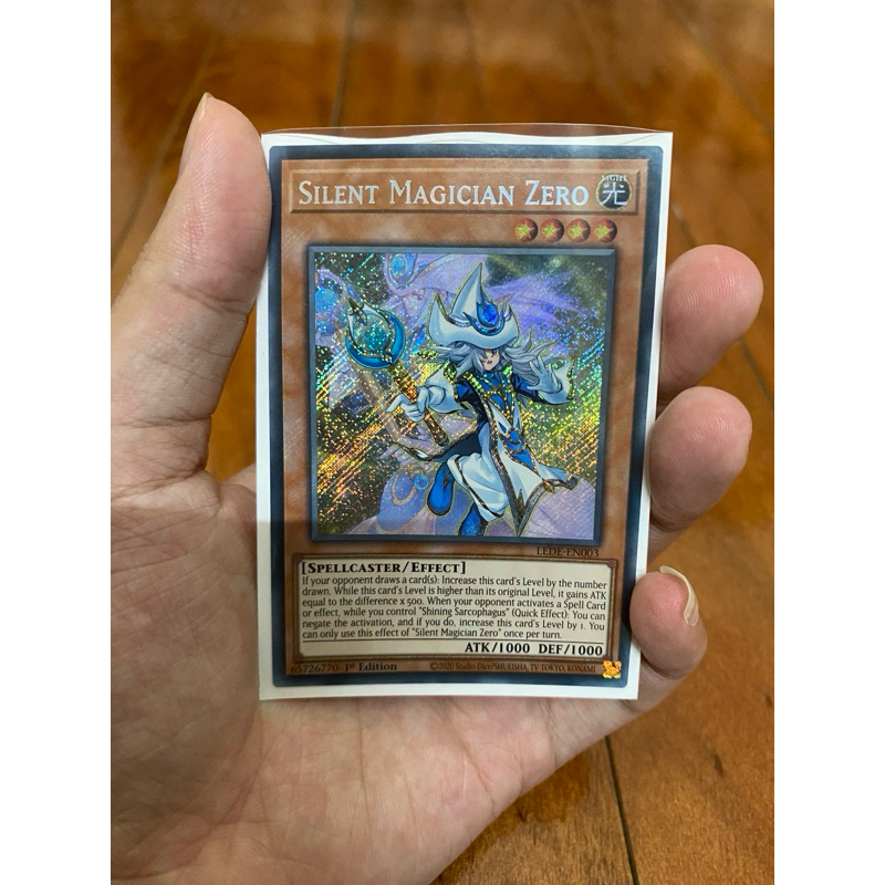 Thẻ bài Silent Magician Zero - LEDE-EN003 - Secret Rare - [UK] - Mint | Shopee Việt Nam