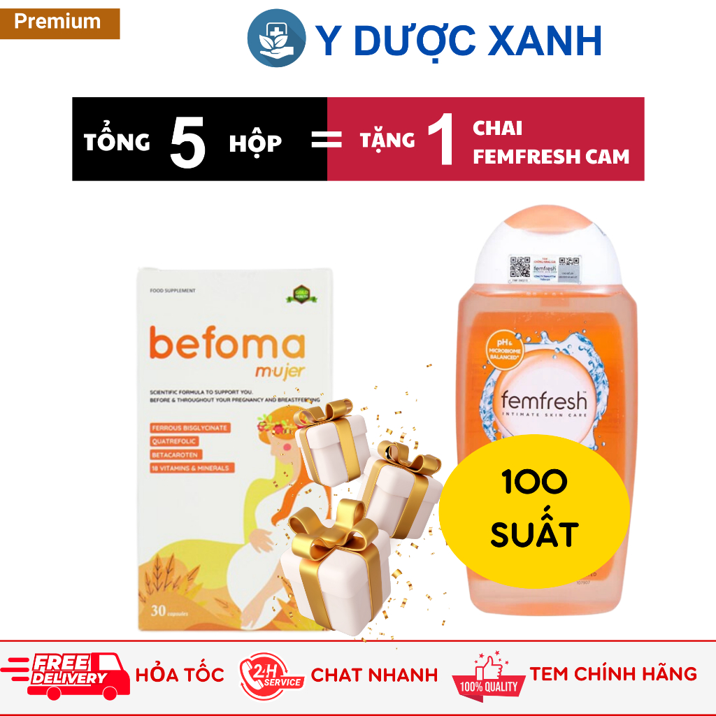 Mua [Chính Hãng] BEFOMA 30 viên, Bổ sung vitamin tổng hợp cho bà bầu ...