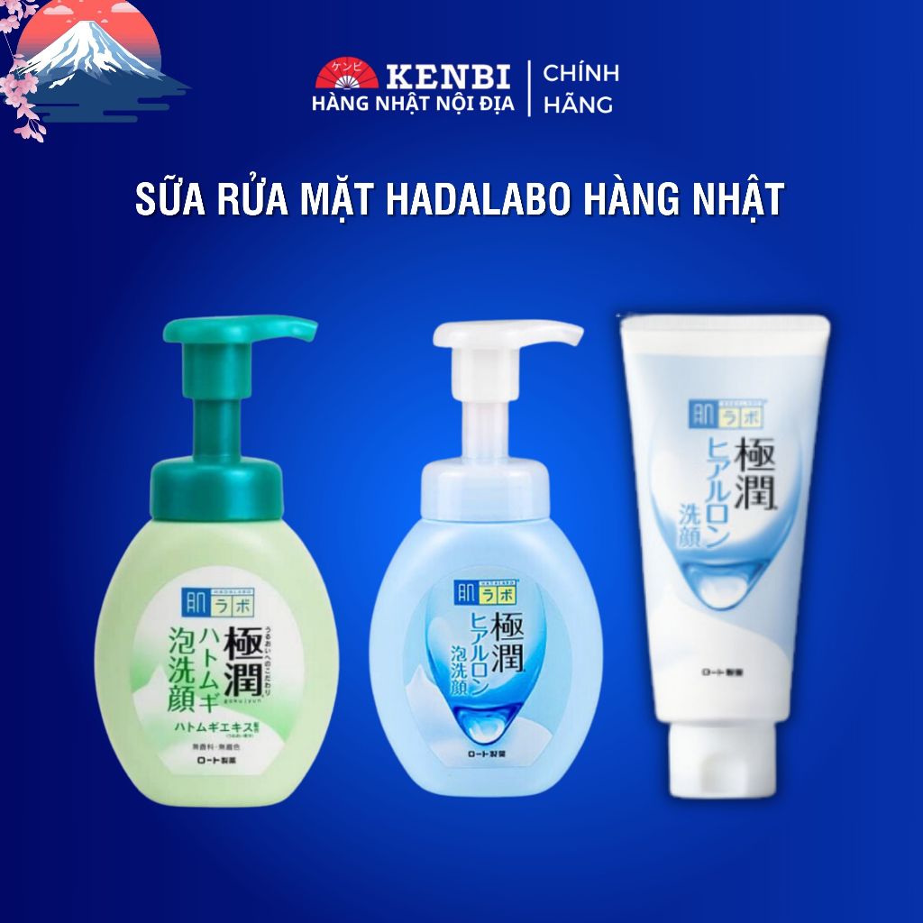 Sữa rửa măt Hadalabo Nội Địa Nhật Bản- Kenbi Shop Japan | Shopee Việt Nam