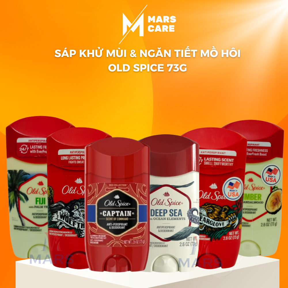 Sáp khử mùi Old Spice 73g, Lăn khử mùi & ngăn tiết mồ hôi Old Spice - MarsCare | Shopee Việt Nam