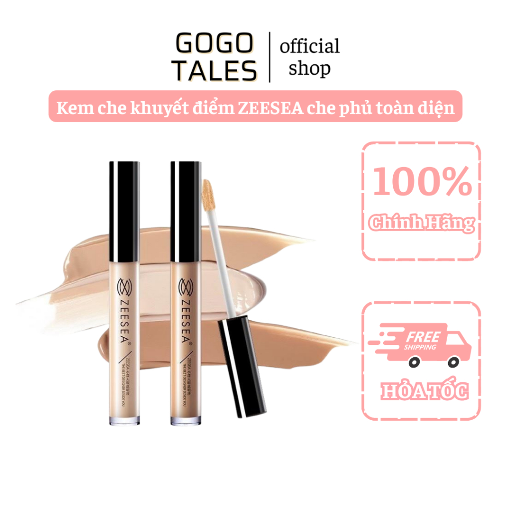 [ZEESEA CHÍNH HÃNG] Kem che khuyết điểm ZEESEA che phủ toàn diện hiệu quả lâu trôi 3g GOGOTALES ...