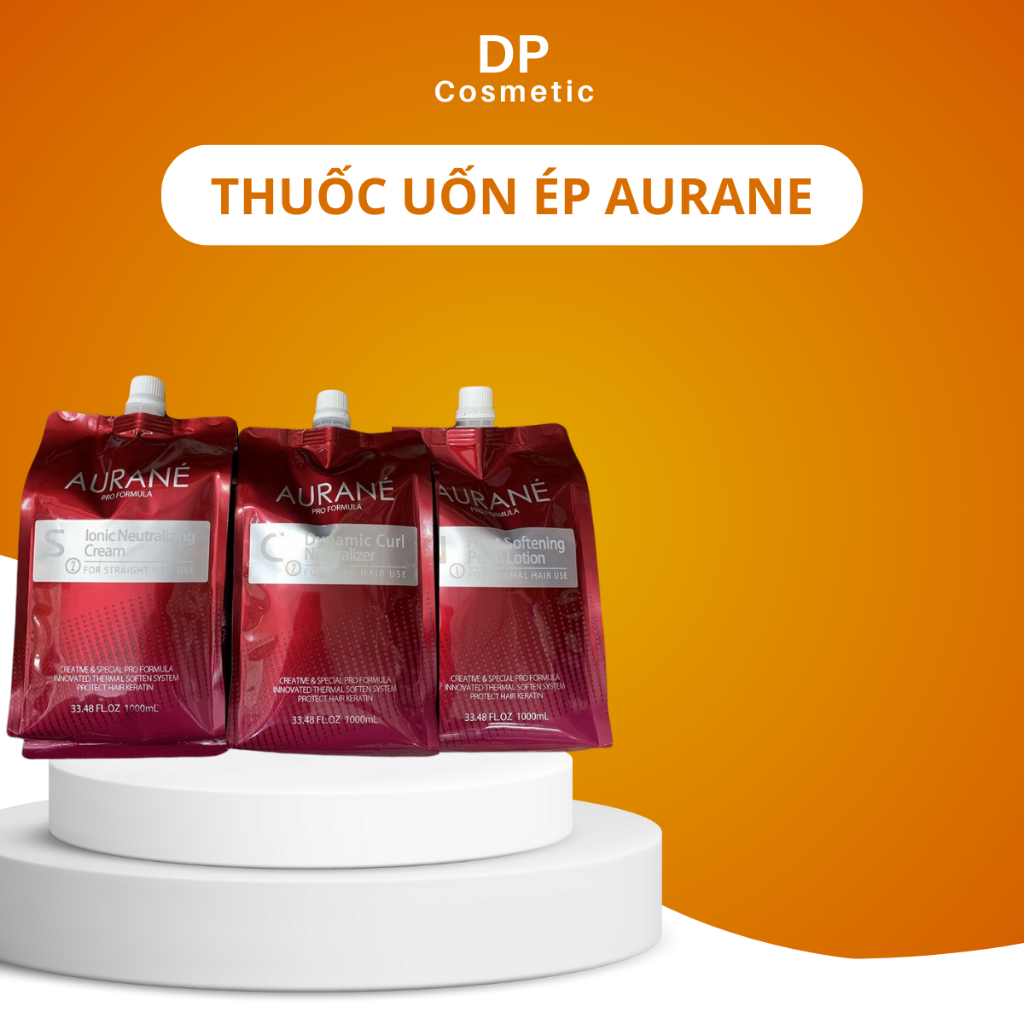 THUỐC UỐN-DUỖI TÓC AURANE PERM PHỤC HỒI TÓC 1000ML | Shopee Việt Nam