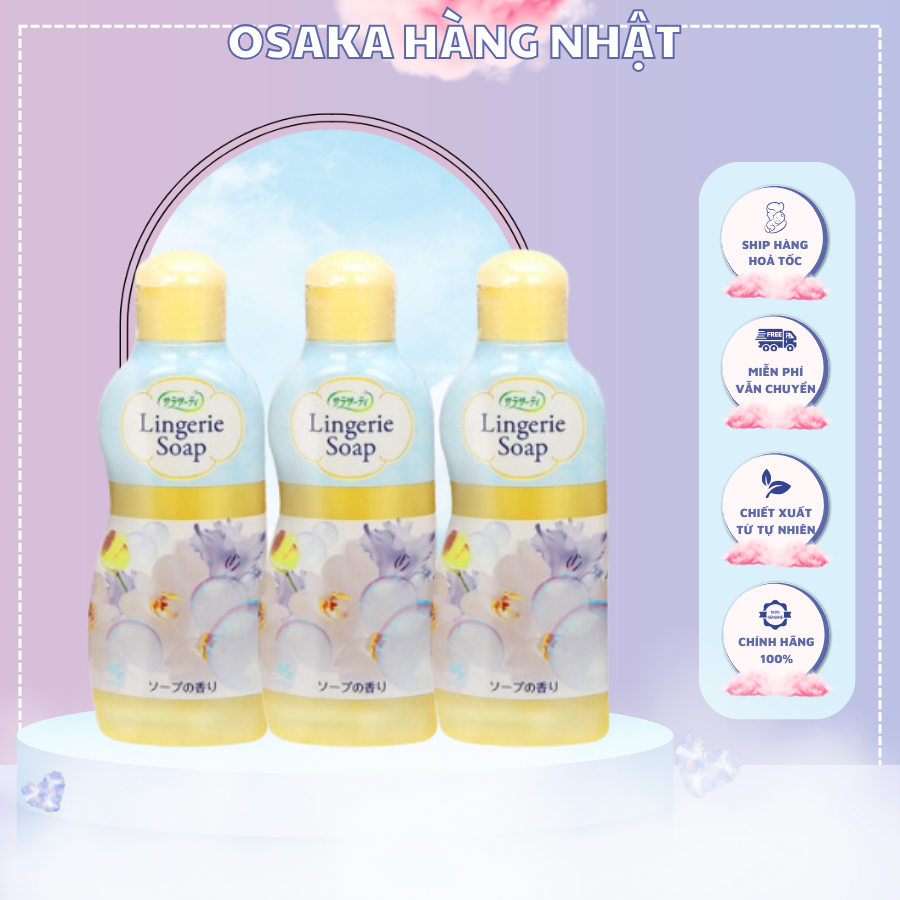 ⚠️FREESHIP⚠️ Nước giặt đồ lót Osaka Lingerie Soap Nhật Bản 120ml ...