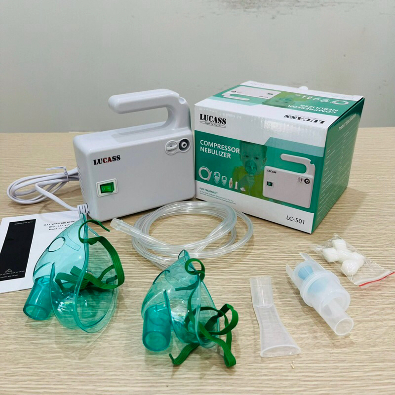 Máy xông khí dung mũi họng Lucass Lc501 chính hãng, bảo hành 3 năm | Shopee Việt Nam