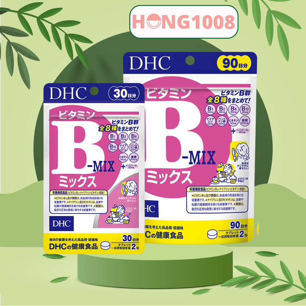 Viên uống DHC Vitamin B mix 30 ngày và 90 ngày dùng của Nhật hỗ trợ tăng cường sức khỏe hong1008 ...