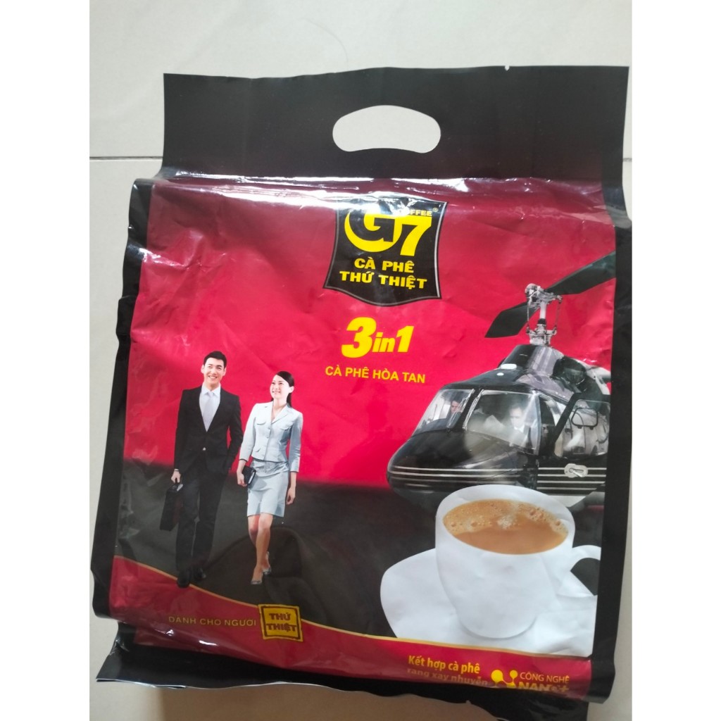 Cà phê hòa tan 3in1 G7 Trung nguyên bịch 50 gói vuông | Shopee Việt Nam