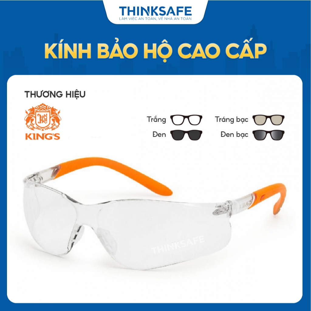 Kính bảo hộ King's KY2221 - KY2224 chống bụi đi đường, chống tia UV, Kính chống bụi đi xe ...
