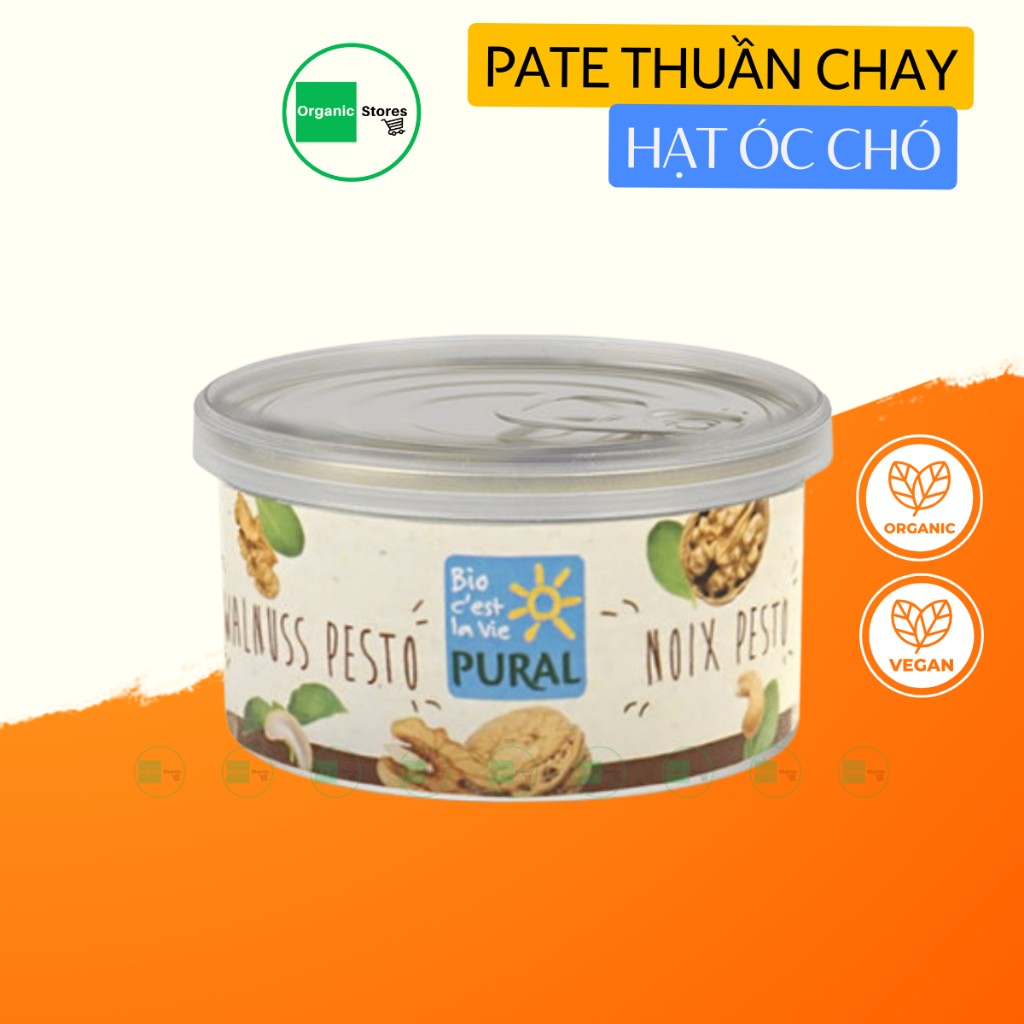 Pate thuần chay hữu cơ hạt óc chó 125g (GranoVita - Pural) | Shopee ...