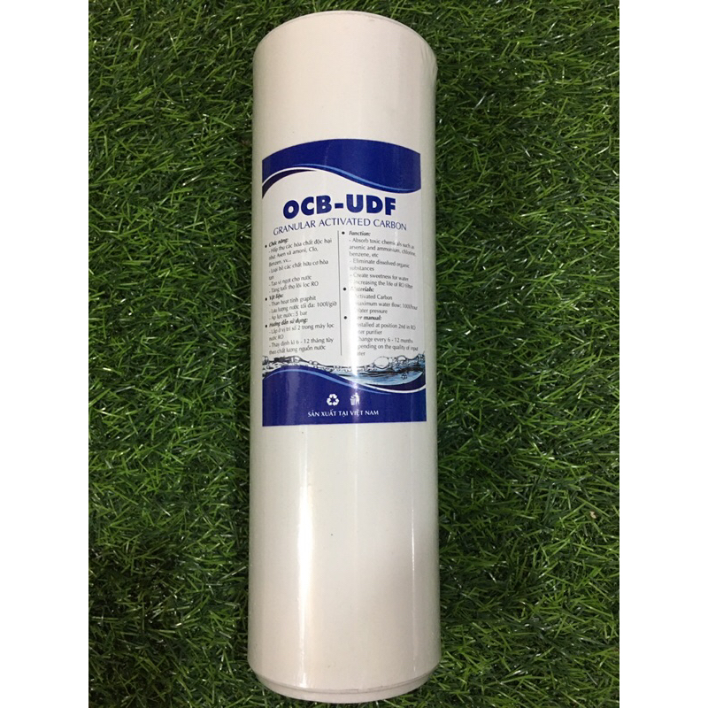 Lõi lọc nước số 2 ocb - udf than hoạt tính 10 ing - máy lọc nước ro | Shopee Việt Nam