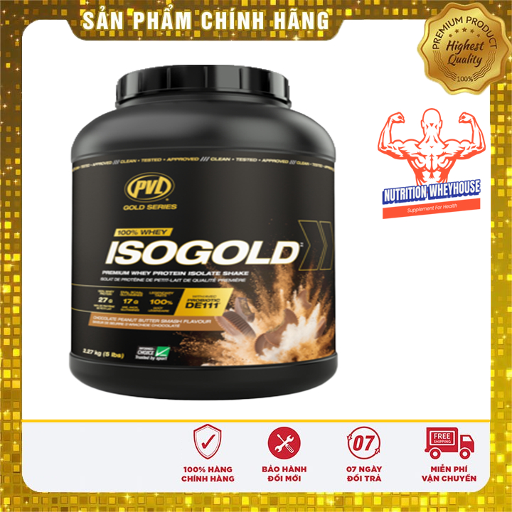 SỮA TĂNG CƠ WHEY PROTEIN ISO GOLD PVL 5LBS - CHÍNH HÃNG | Shopee Việt Nam