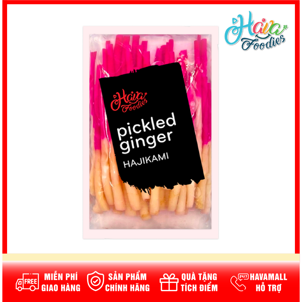 Chồi Gừng Non Ngâm Chua Pickled Ginger Hajikami 100g | Shopee Việt Nam