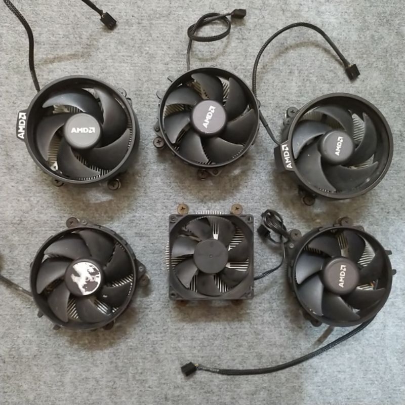 Quạt tản nhiệt Wraith Stealth cũ tháo máy, Fan Stock AMD Ryzen AM4. Tản ...