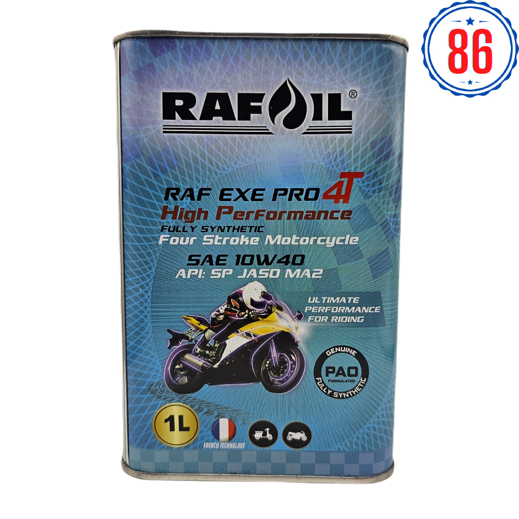 Rafoil Pro EXE 10w40 nhớt tổng hợp gốc PAO cao cấp cho xe số, côn tay ...
