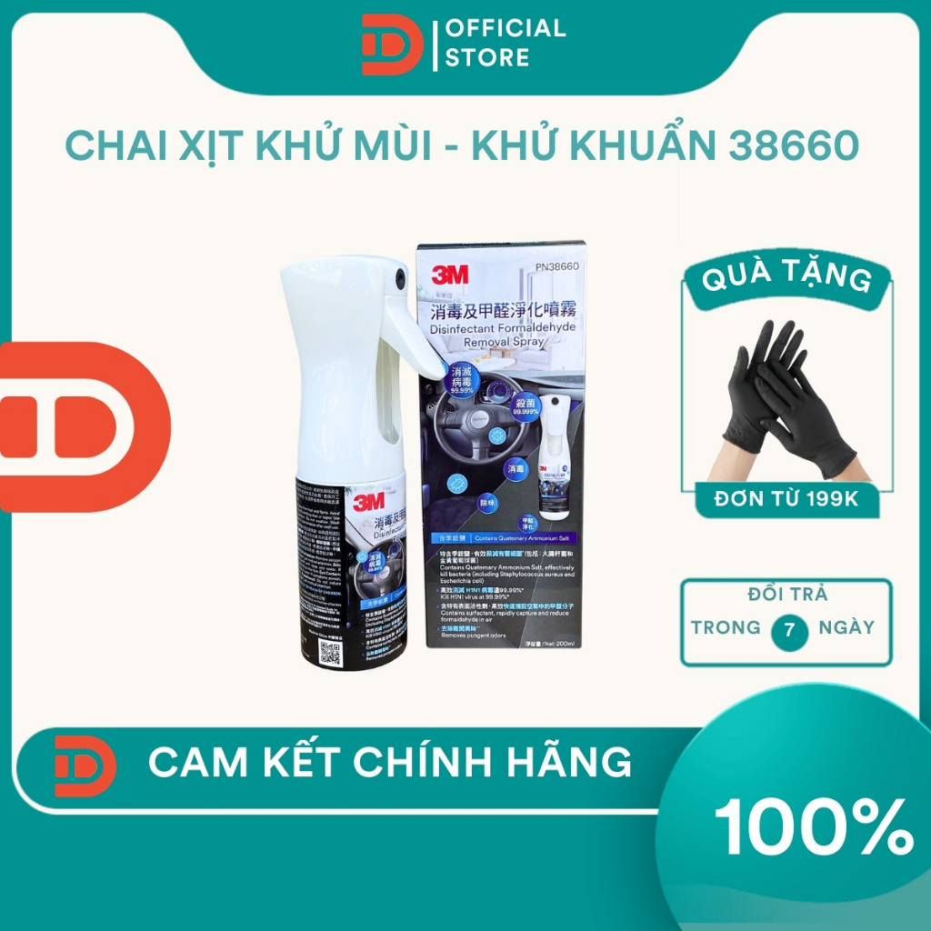 Chai xịt khử mùi diệt khuẩn 3M Air Freshener Spray 38660 200ml | Shopee Việt Nam