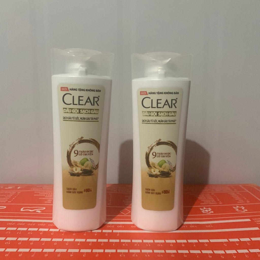 5 Chai dầu gội Clear thảo dược gồm ̣ loại thảo dược cổ truyền ngăn gàu ...