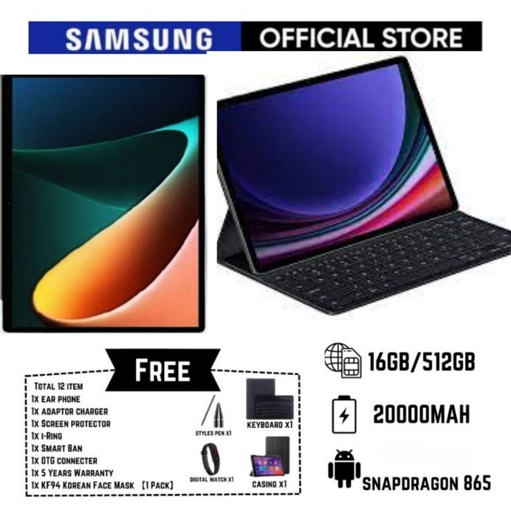 Máy tính bảng Samsung Galaxy Tab (12.9 inch) 2024 | 16+512GB| Android ...